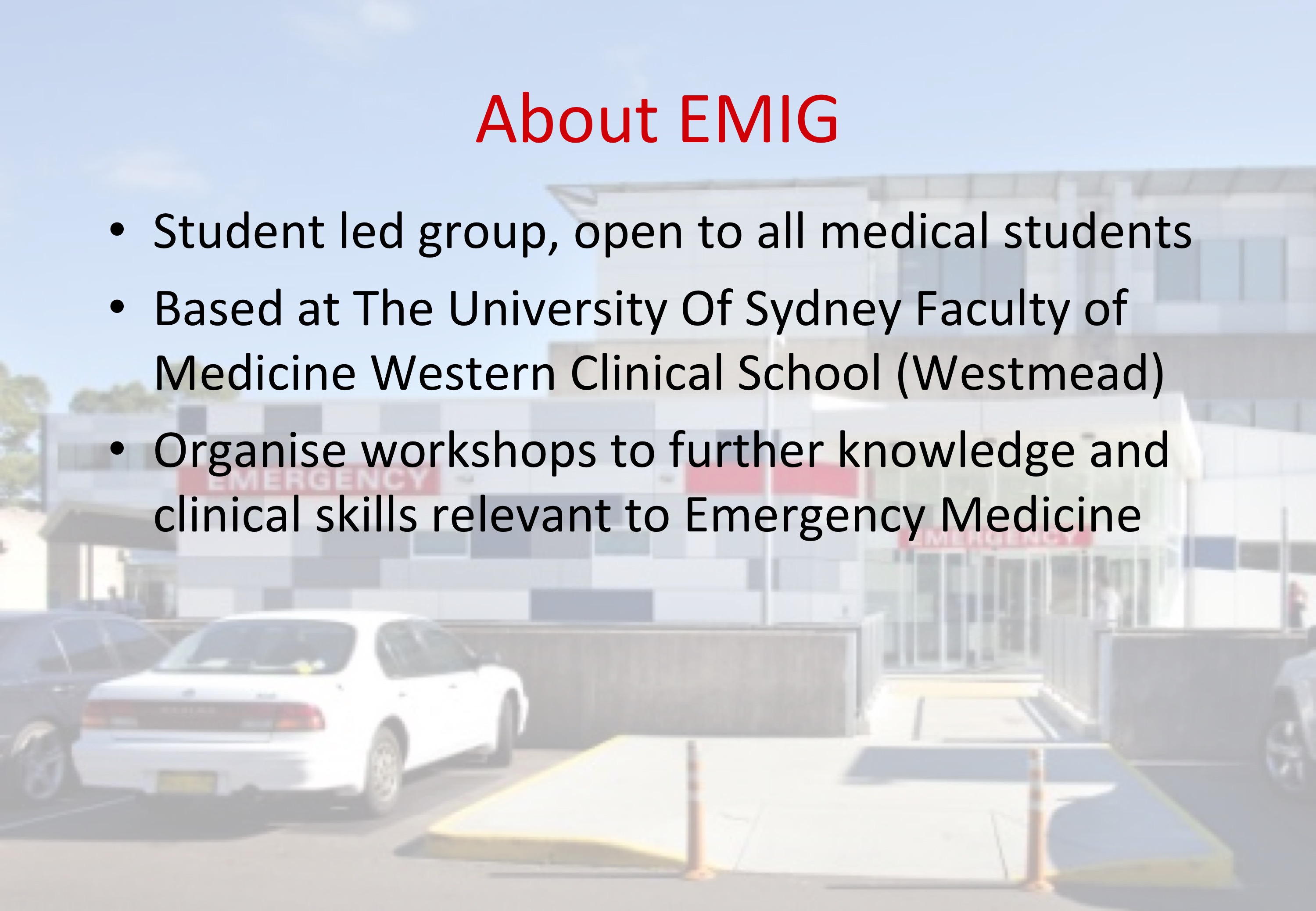Westmead EMIG – EmergencyPedia