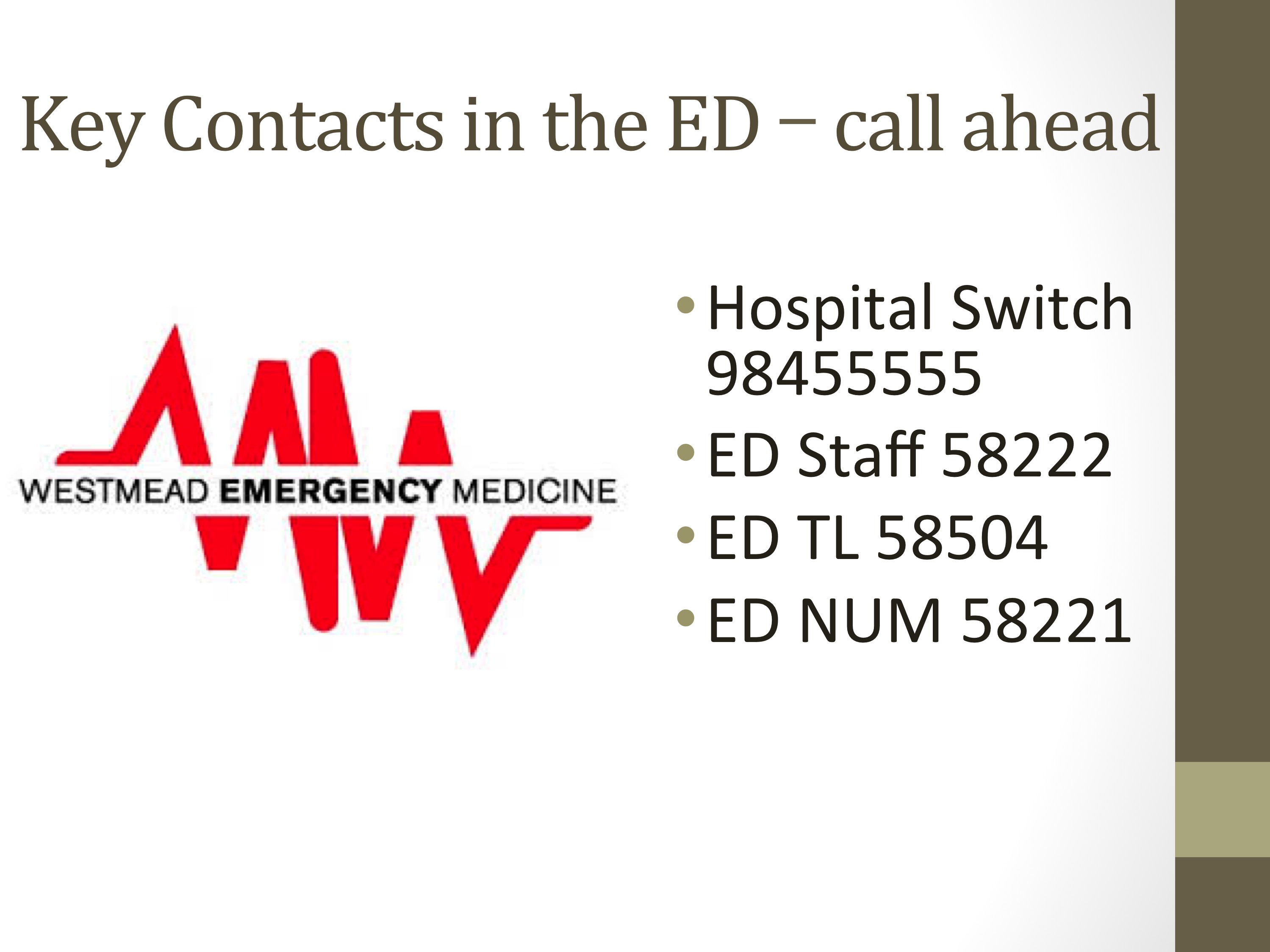 Westmead EMIG – EmergencyPedia