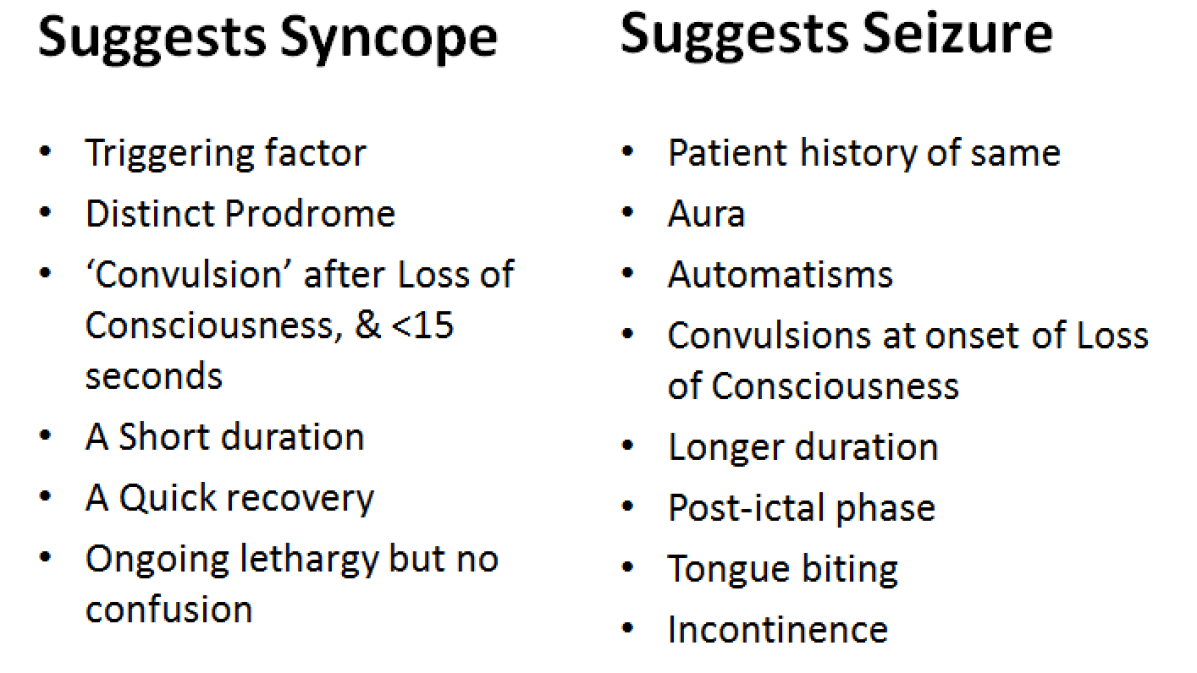 Collapse and Syncope – EmergencyPedia