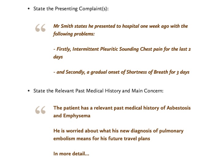 Presenting (a case) like a Pro – EmergencyPedia