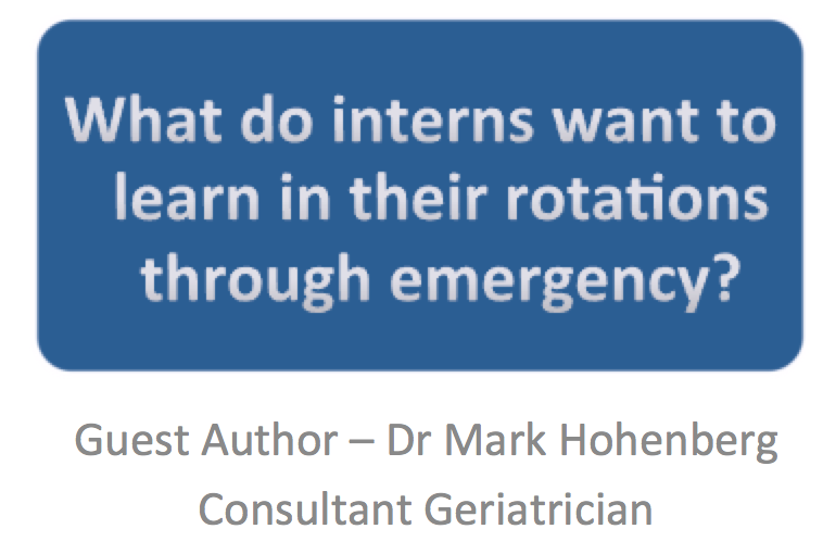 What do interns want to learn in their emergency rotations ...